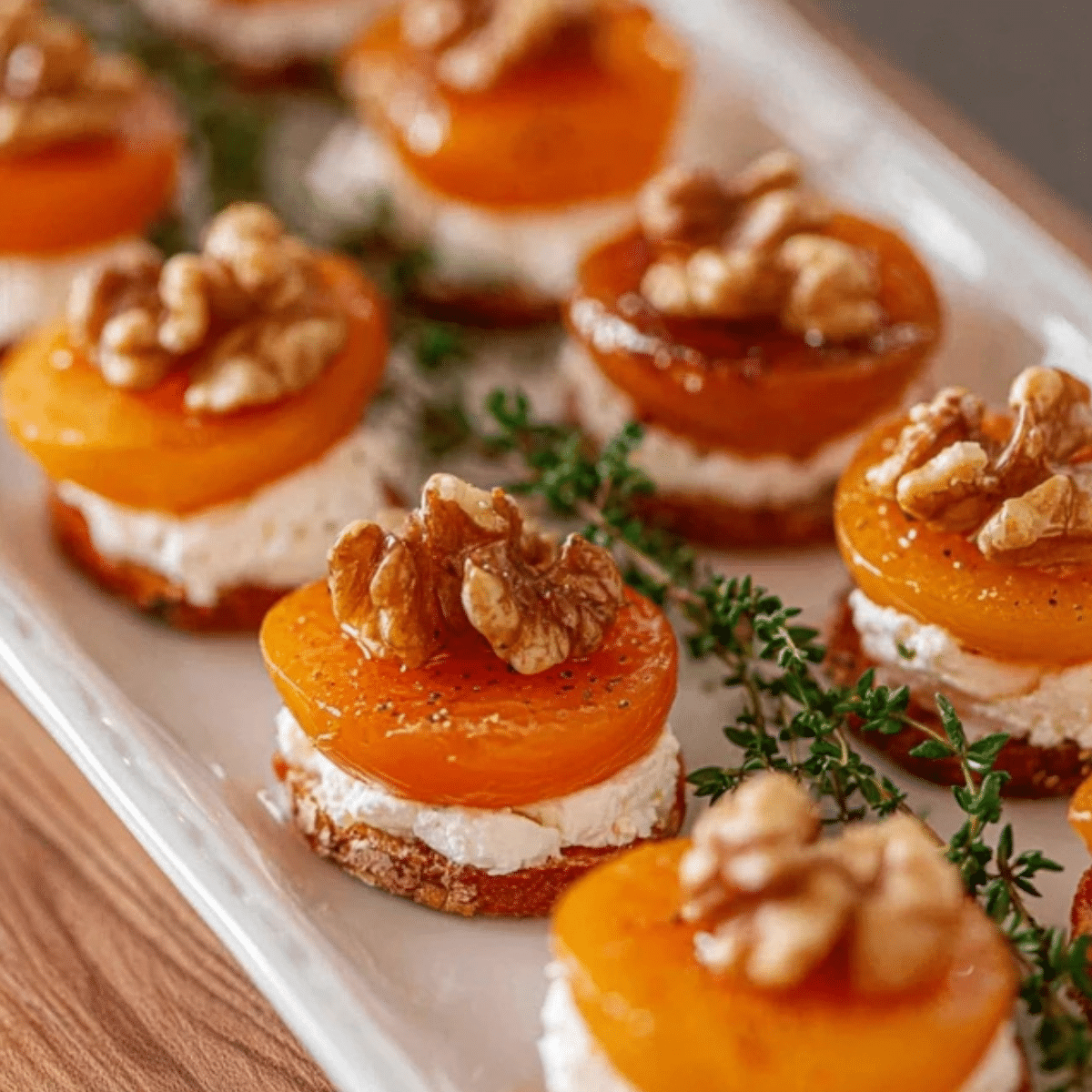 Apricot and Goat Cheese Appetizers – 5-Minute Recipe - Yummy Temple