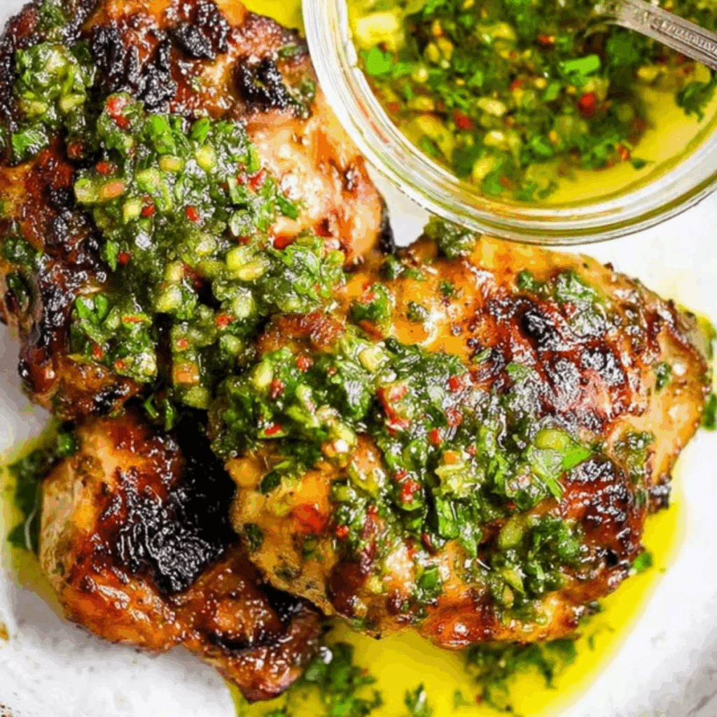 Chimichurri Chicken Thighs – Easy Recipe (30 Minutes) - Yummy Temple