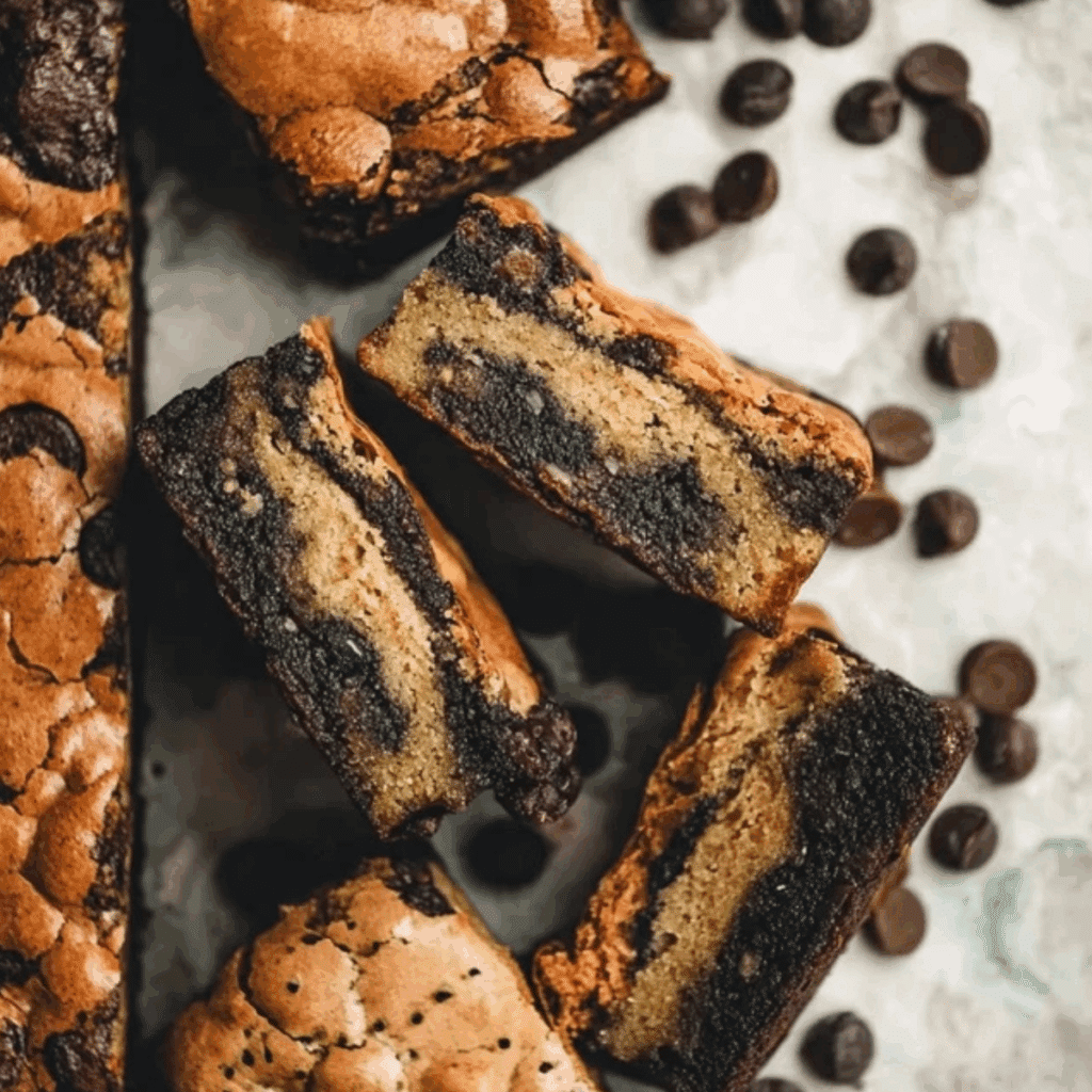 Chocolate Chip Brookies – Best Easy Recipe (No Chill) - Yummy Temple