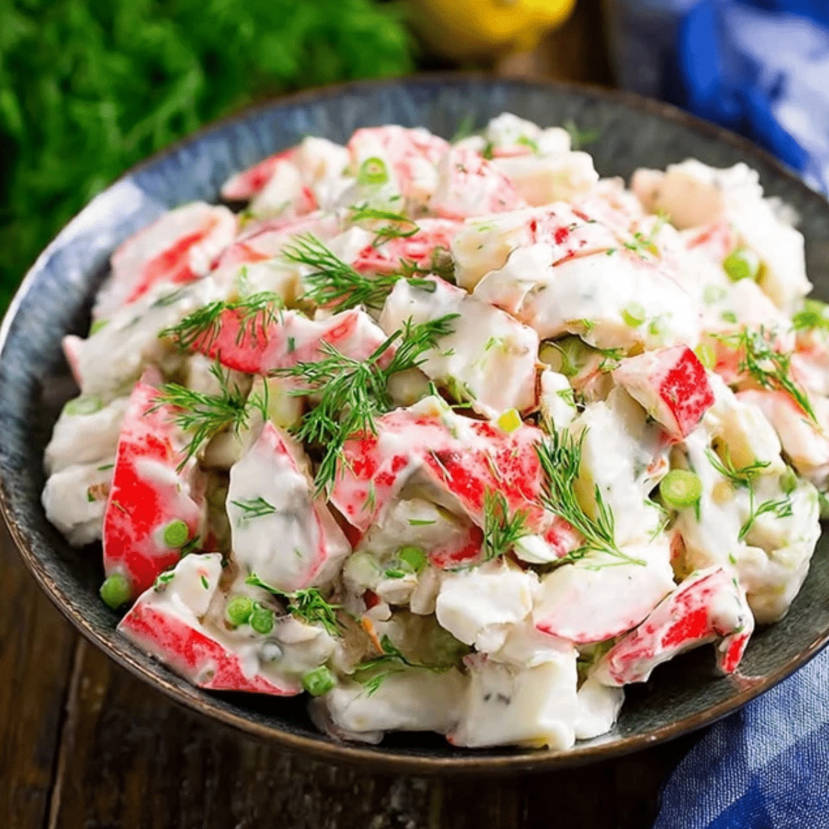 Crab Salad Recipe – Quick & Delicious Seafood Salad - Yummy Temple