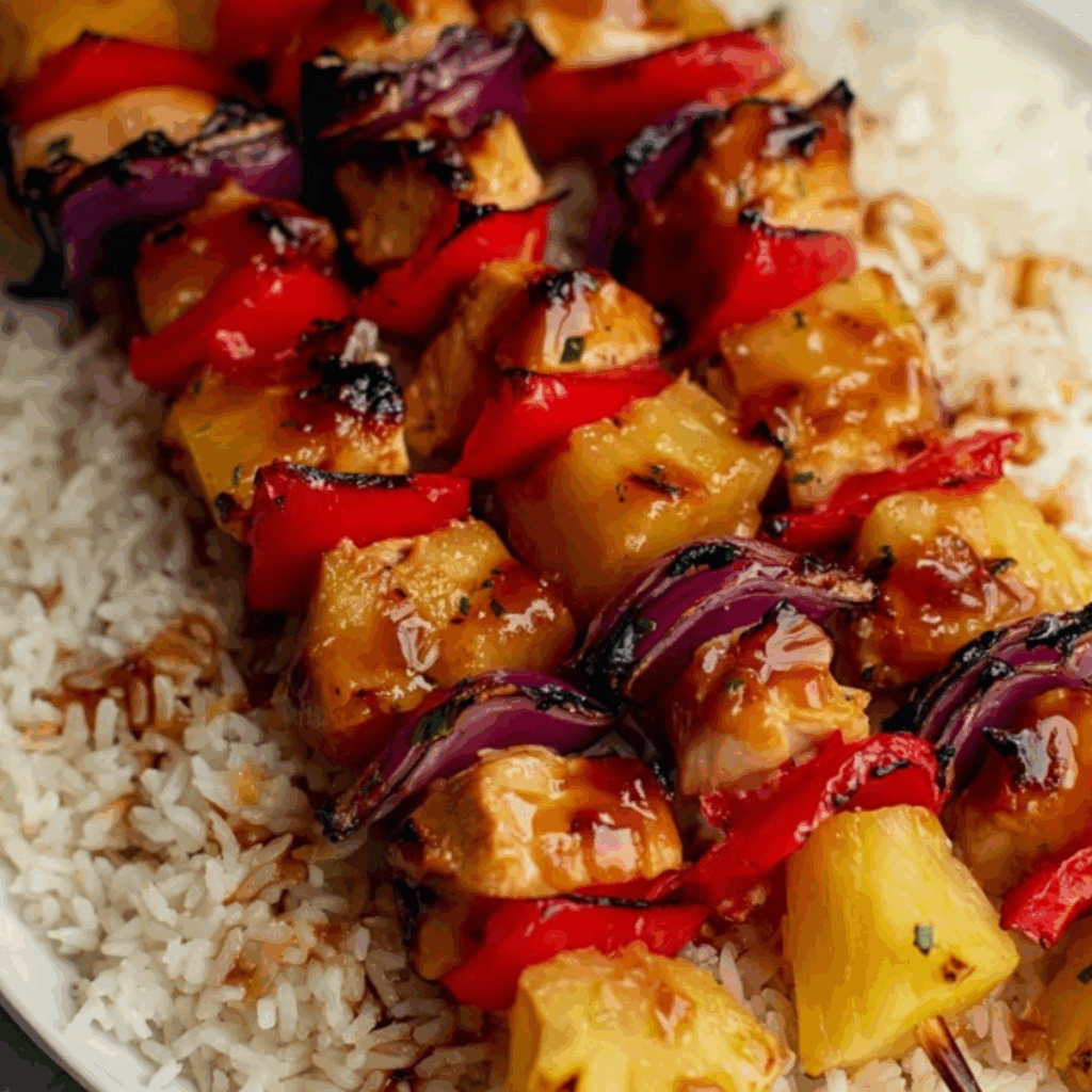 Hawaiian Chicken Kabobs: Easy, Delicious Recipe - Yummy Temple