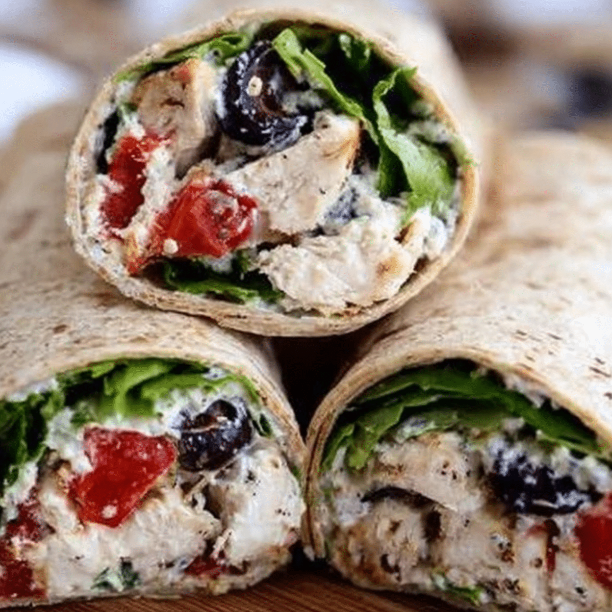 Mediterranean Chicken Wraps - Quick & Easy 15-Minute Meal - Yummy Temple