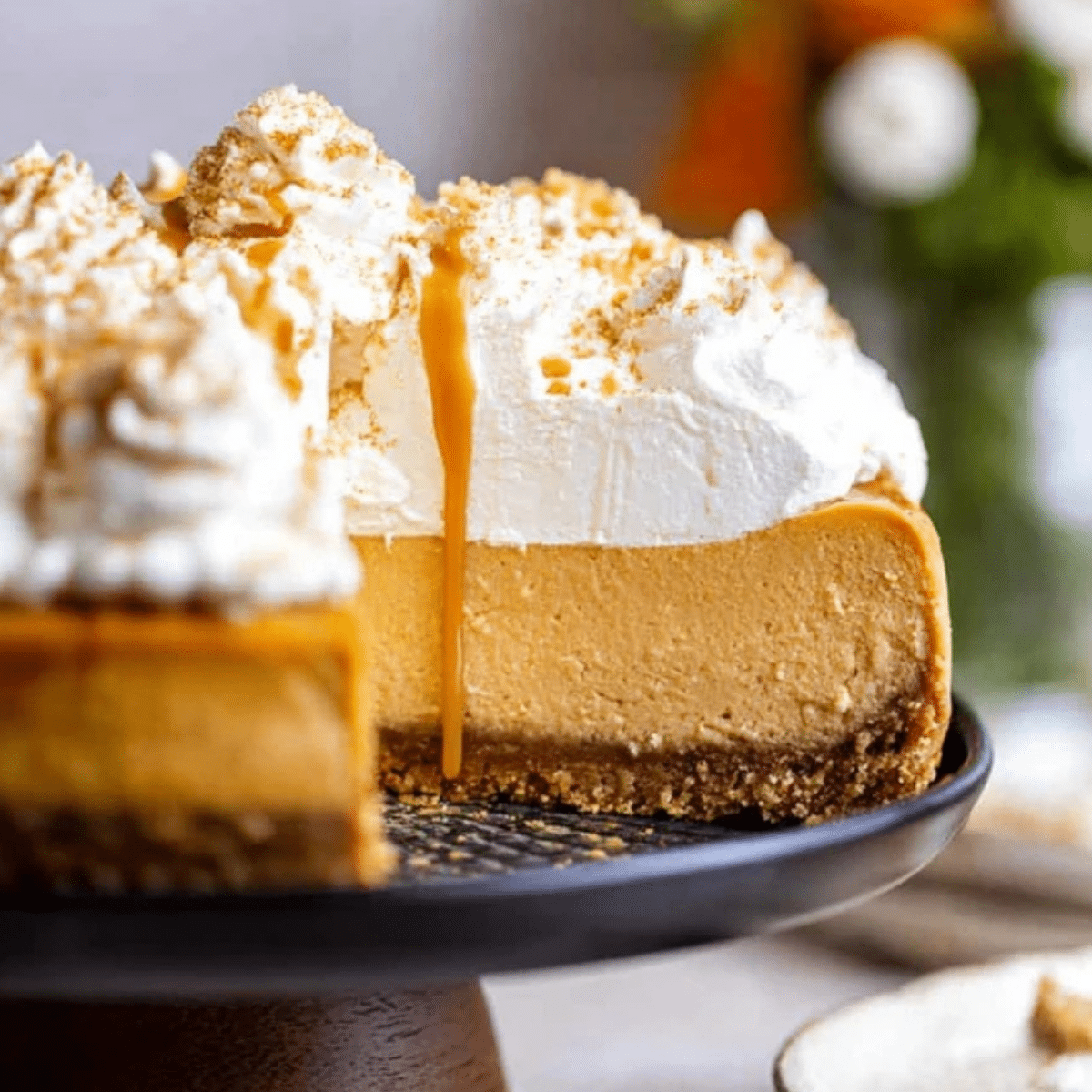 Pumpkin Caramel Cheesecake: Easy Fall Delight - Yummy Temple