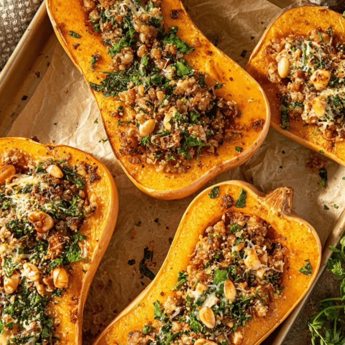 Stuffed Butternut Squash Recipe: Easy & Delicious Fall Meal - Yummy Temple
