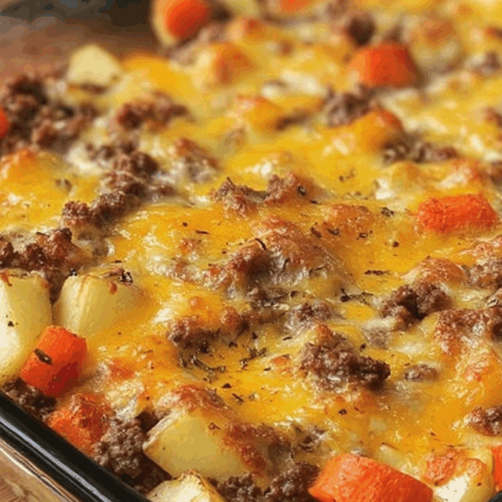 Amish Hamburger with Fall Veggies Bake – Easy and Delicious Recipe ...