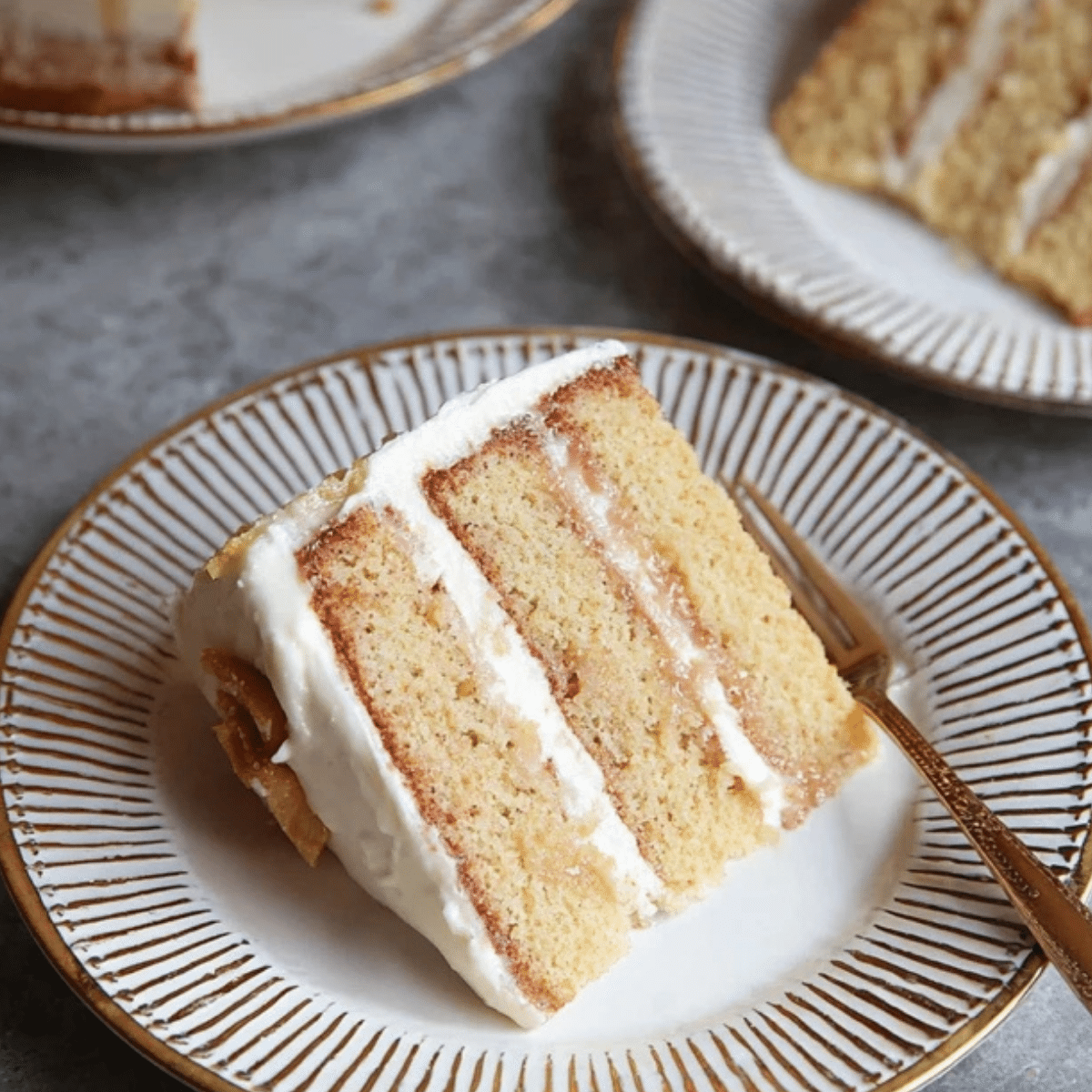 Apple Cider Layer Cake – Easy Fall Cake Recipe - Yummy Temple