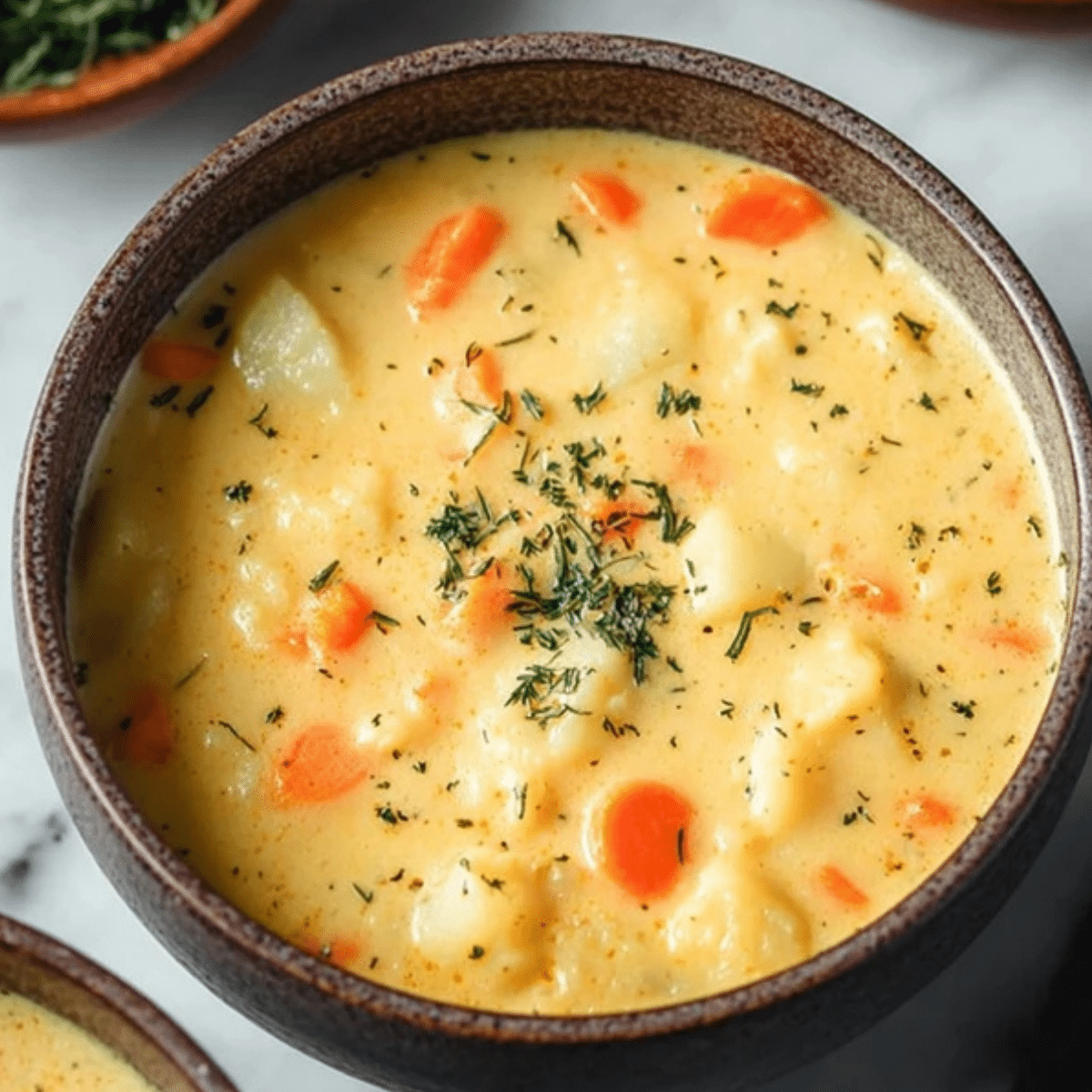 Carrot Potato Soup - Creamy & Easy Recipe - Yummy Temple