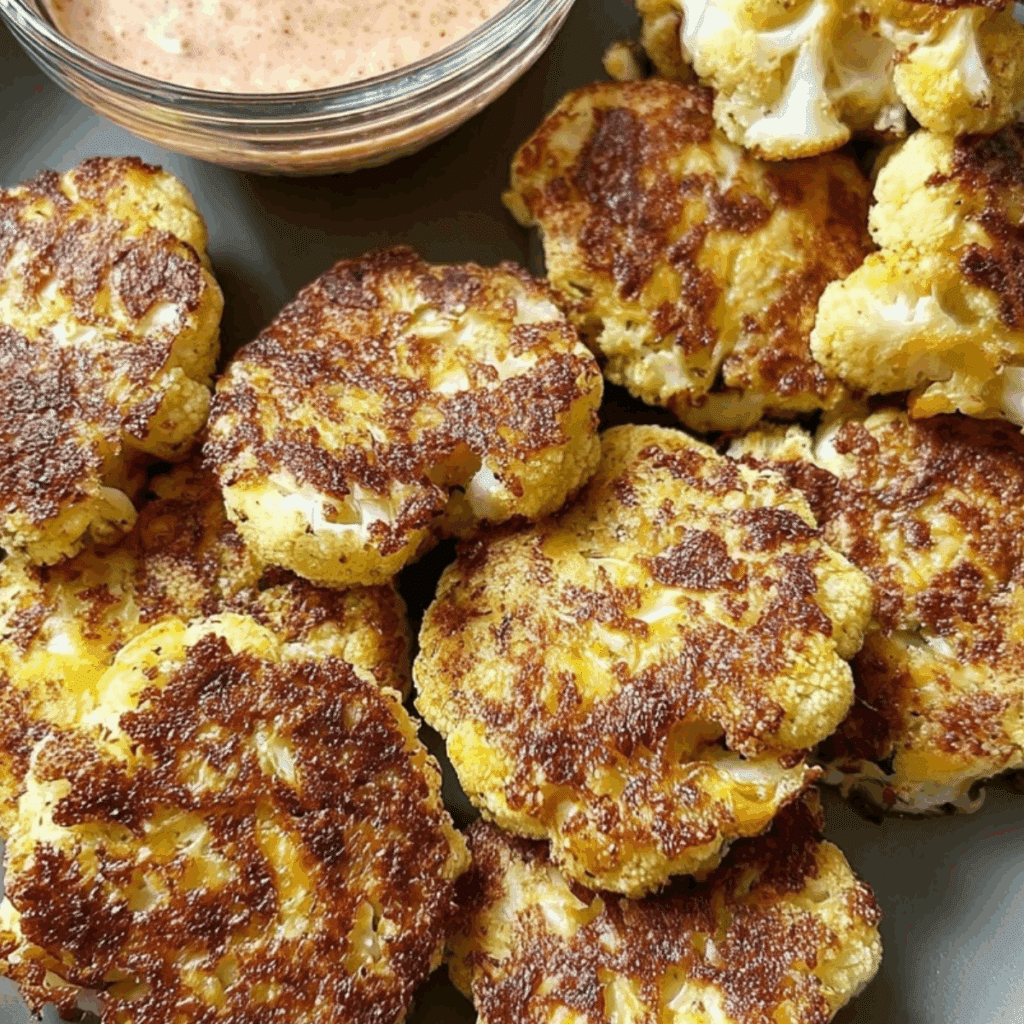 Cheesy Cauliflower Bites – Crispy and Easy Recipe - Yummy Temple