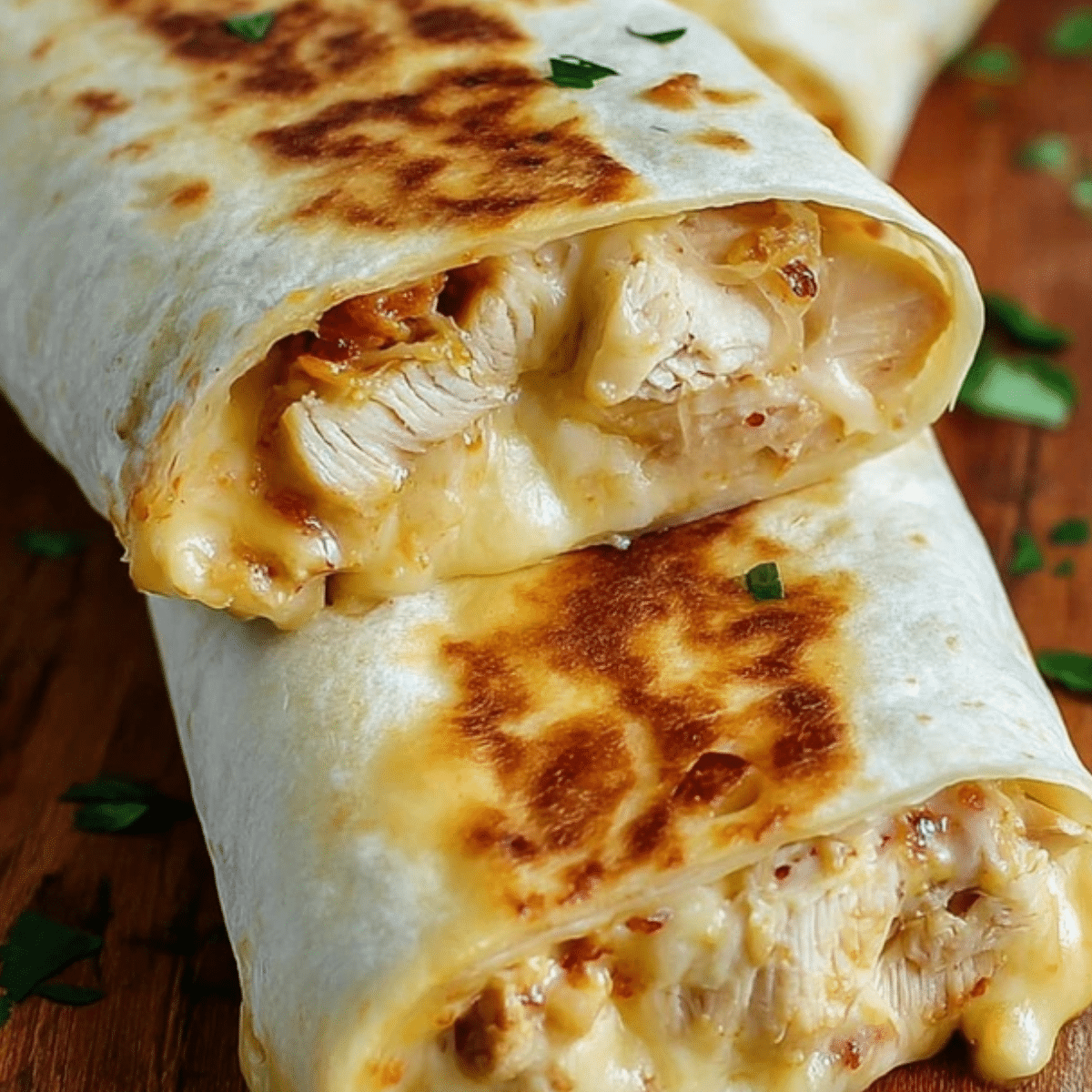 Cheesy Garlic Chicken Wraps – Best Recipe - Yummy Temple