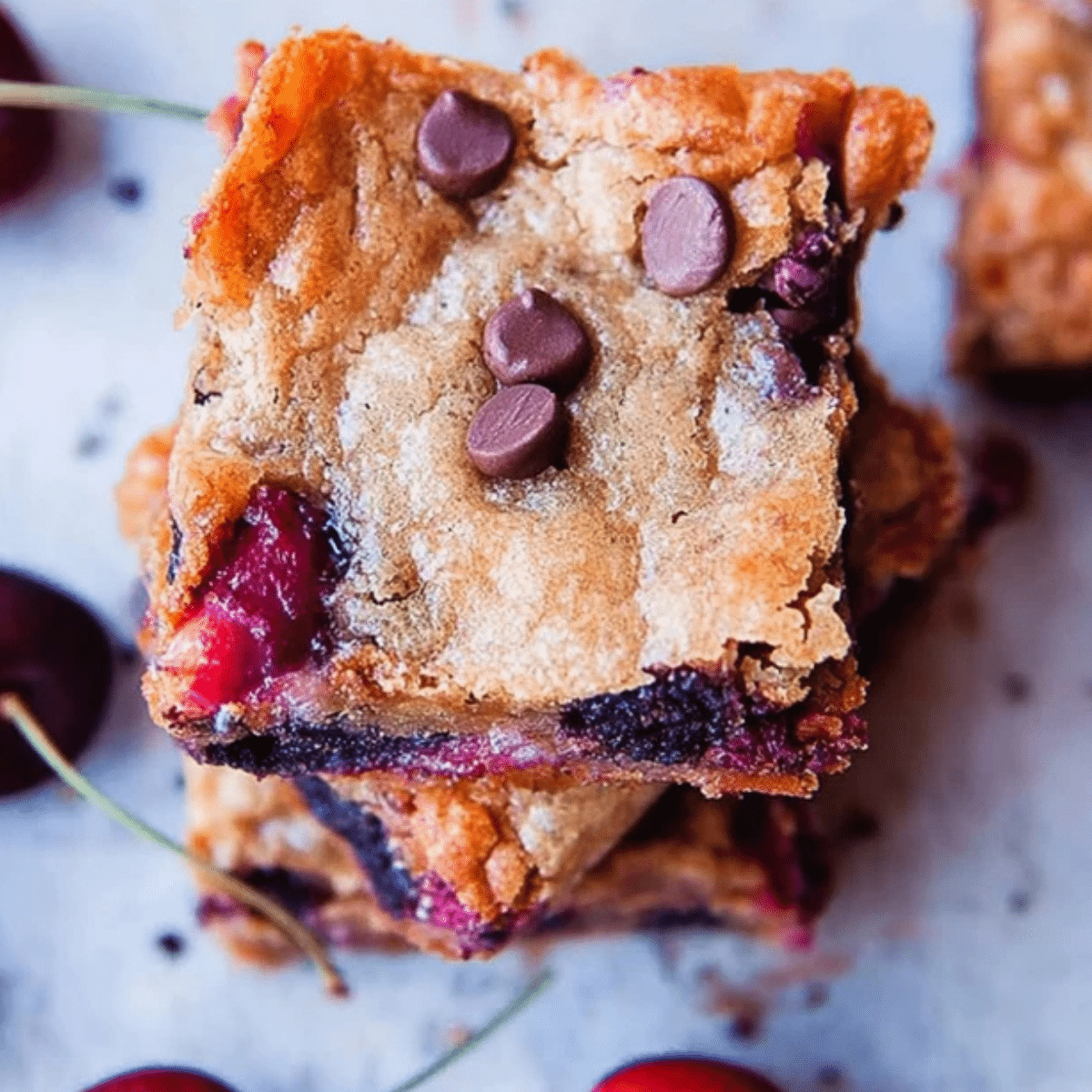Chocolate Chip Cherry Bars with Brown Sugar – Easy and Delicious ...