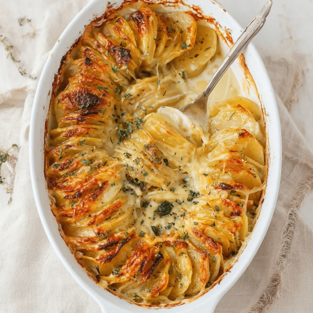 Creamy Scalloped Potatoes Recipe – Easy & Delicious! - Yummy Temple