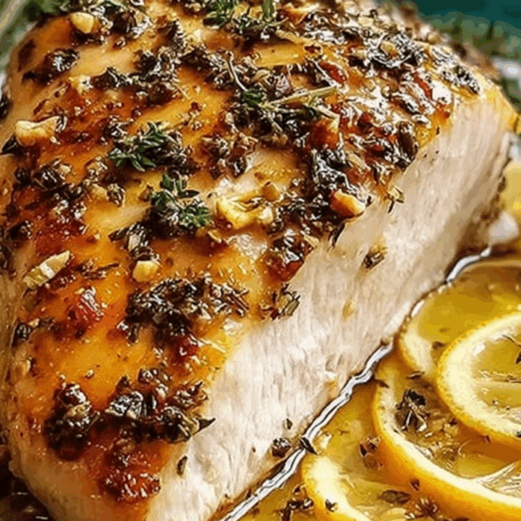 Lemon Garlic Roasted Turkey Breast Simple And Flavorful Recipe