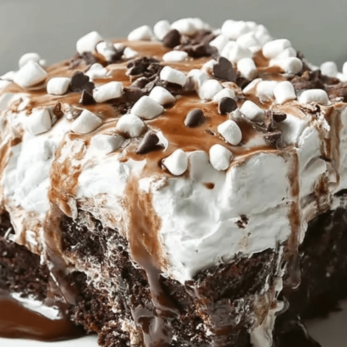 Marshmallow Chocolate Poke Cake – Easy & Delicious Recipe - Yummy Temple