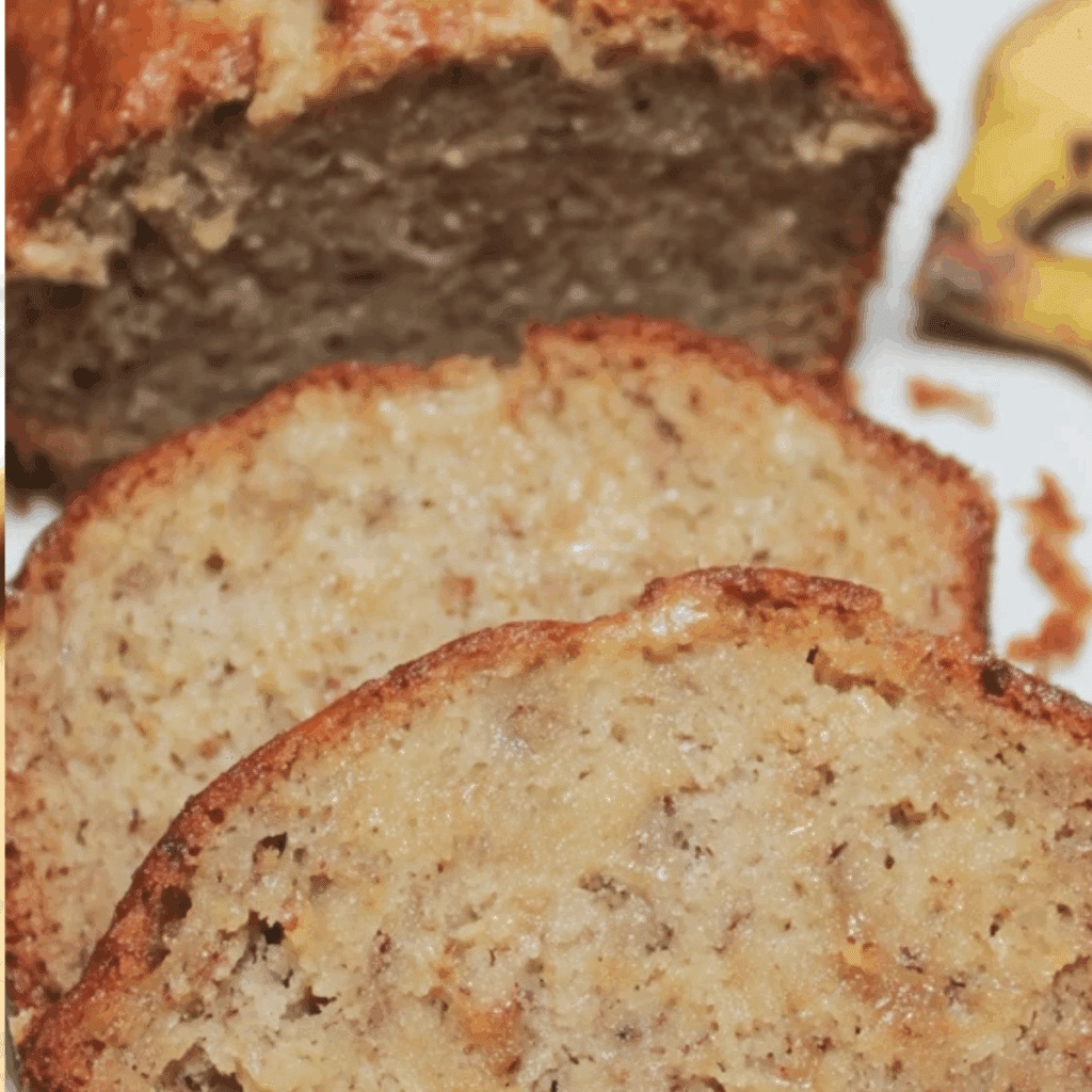 Super Moist Banana Bread Loaf Best Easy Recipe Yummy Temple