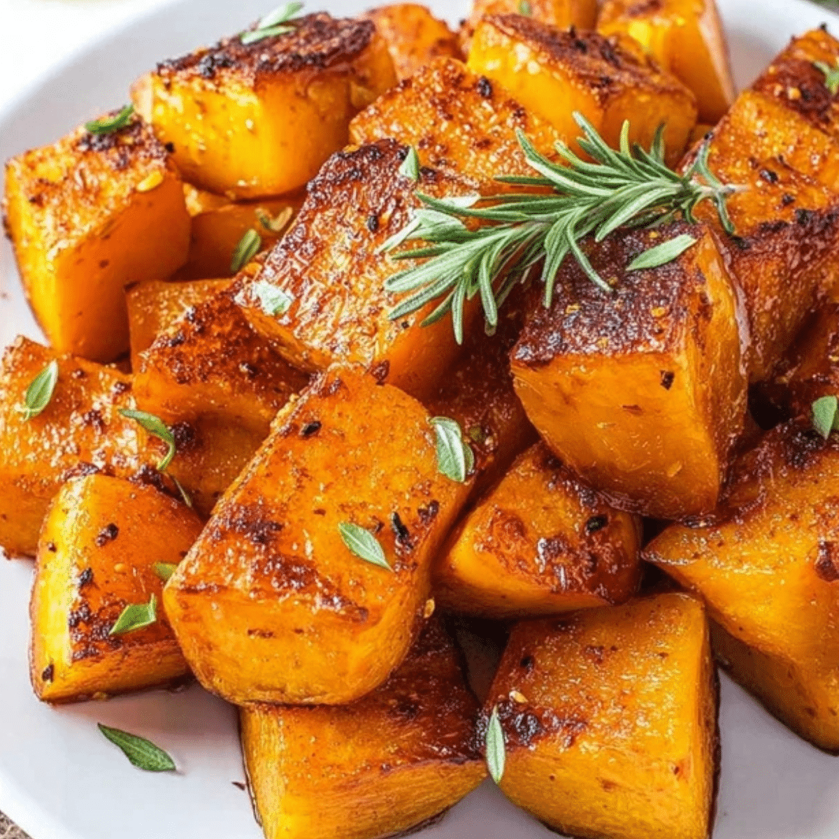 Baked Butternut Squash - Easy & Delicious Recipe - Yummy Temple
