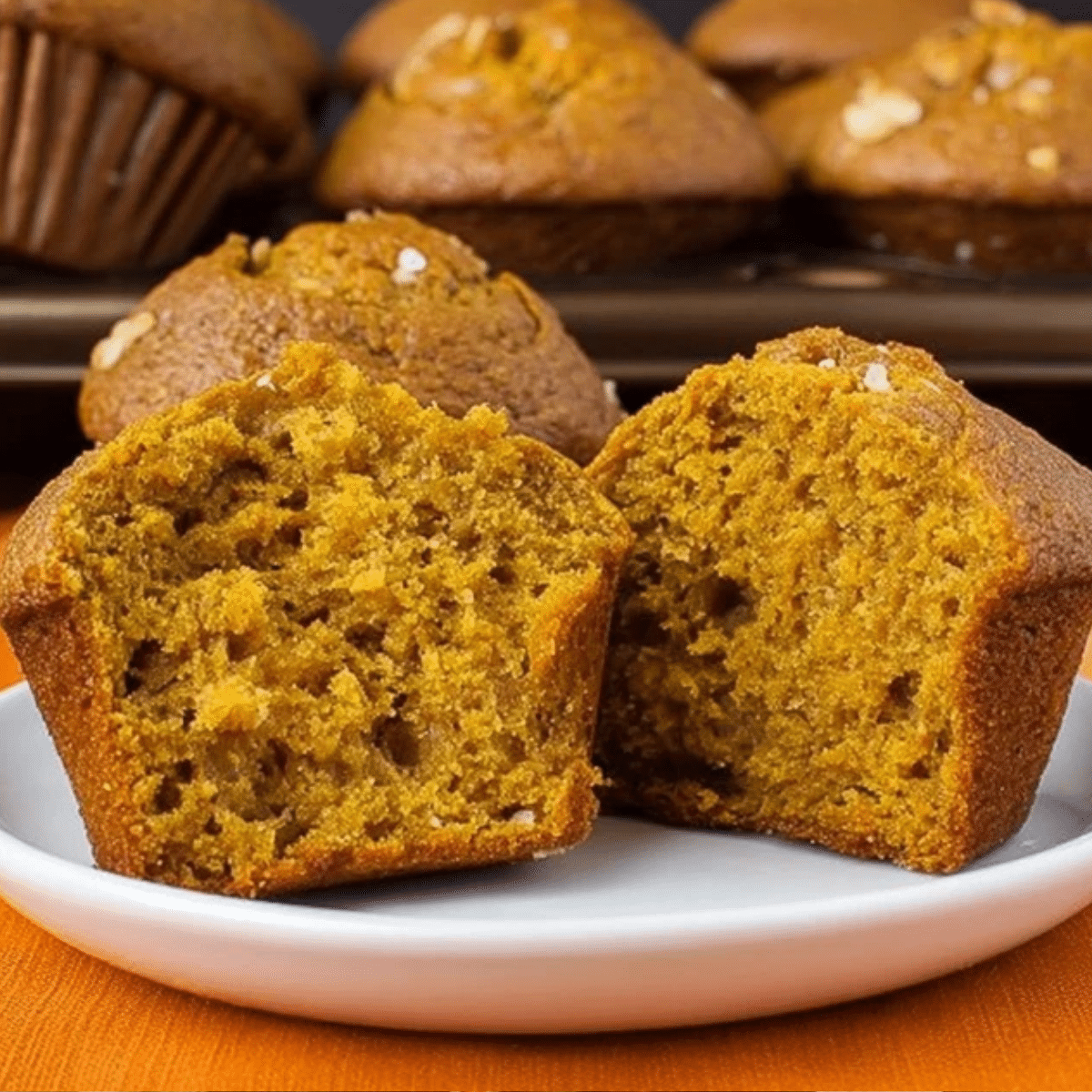 Bakery Style Pumpkin Muffins - Easy Fall Recipe - Yummy Temple