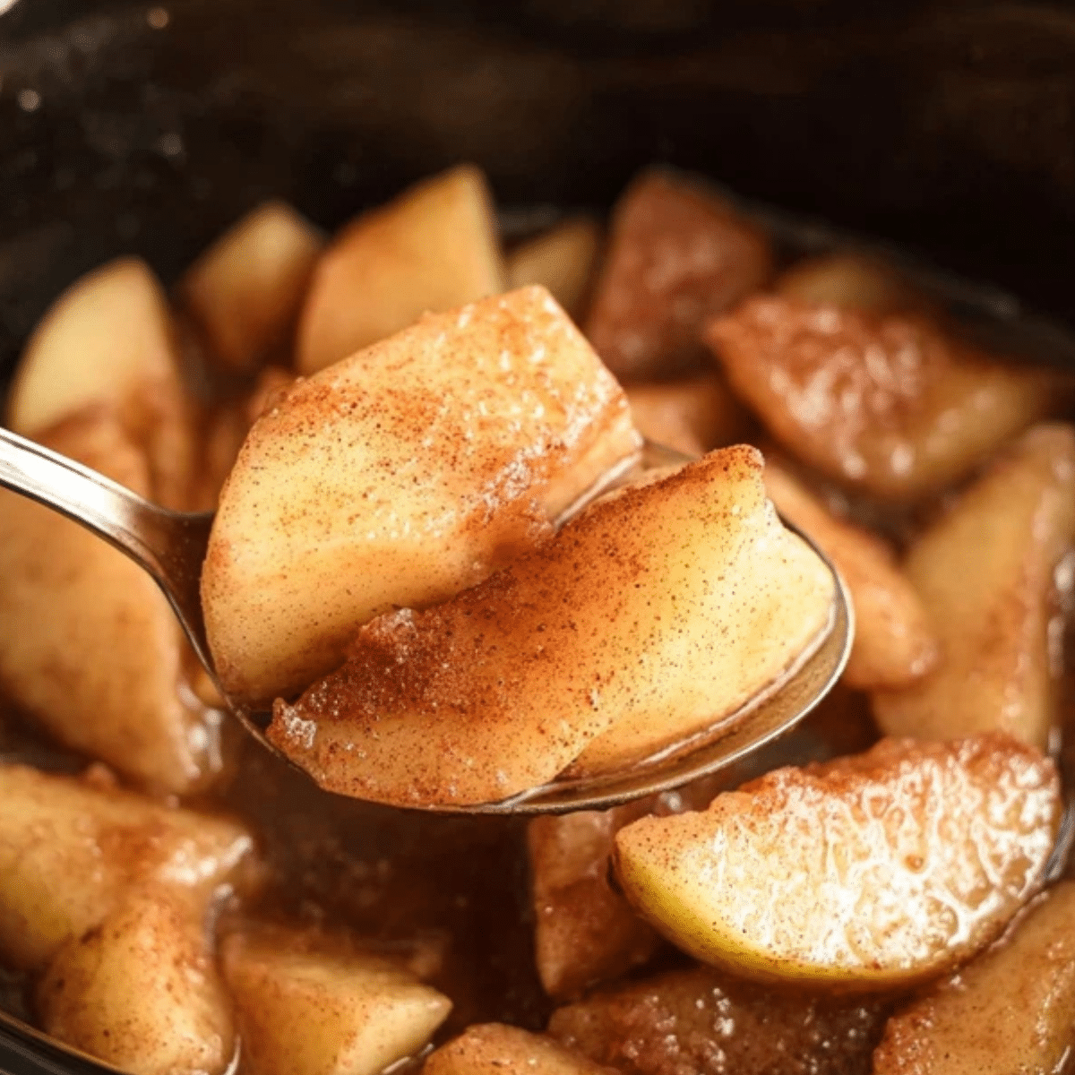 Crockpot Cinnamon Apples - Best Slow Cooker Recipe - Yummy Temple - All ...