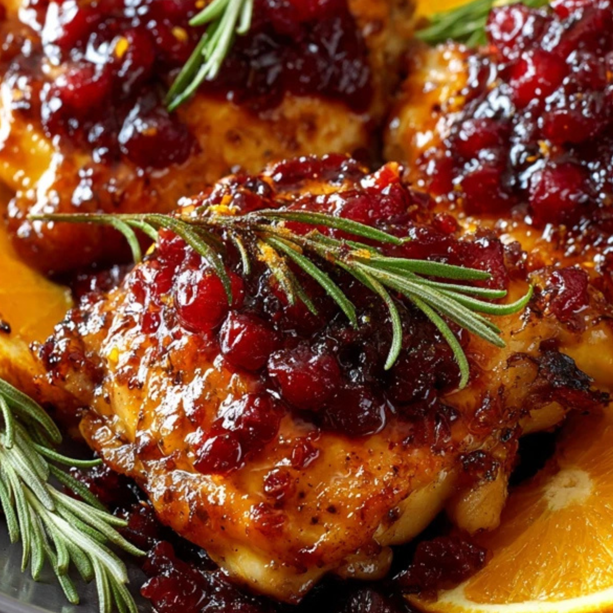 Cranberry Orange Glazed Chicken – Delicious & Easy Recipe - Yummy Temple