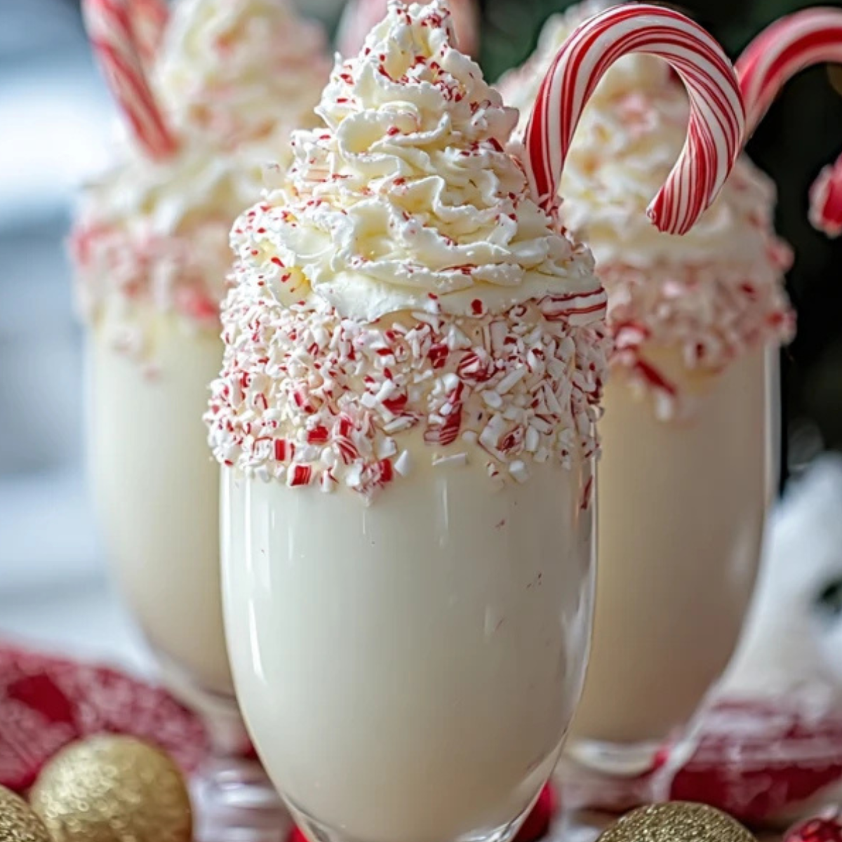 Festive Peppermint Christmas Float Recipe - Yummy Temple