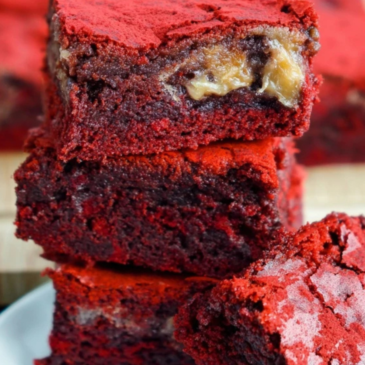 Fudgy Red Velvet Brownies – Easy and Delicious! - Yummy Temple
