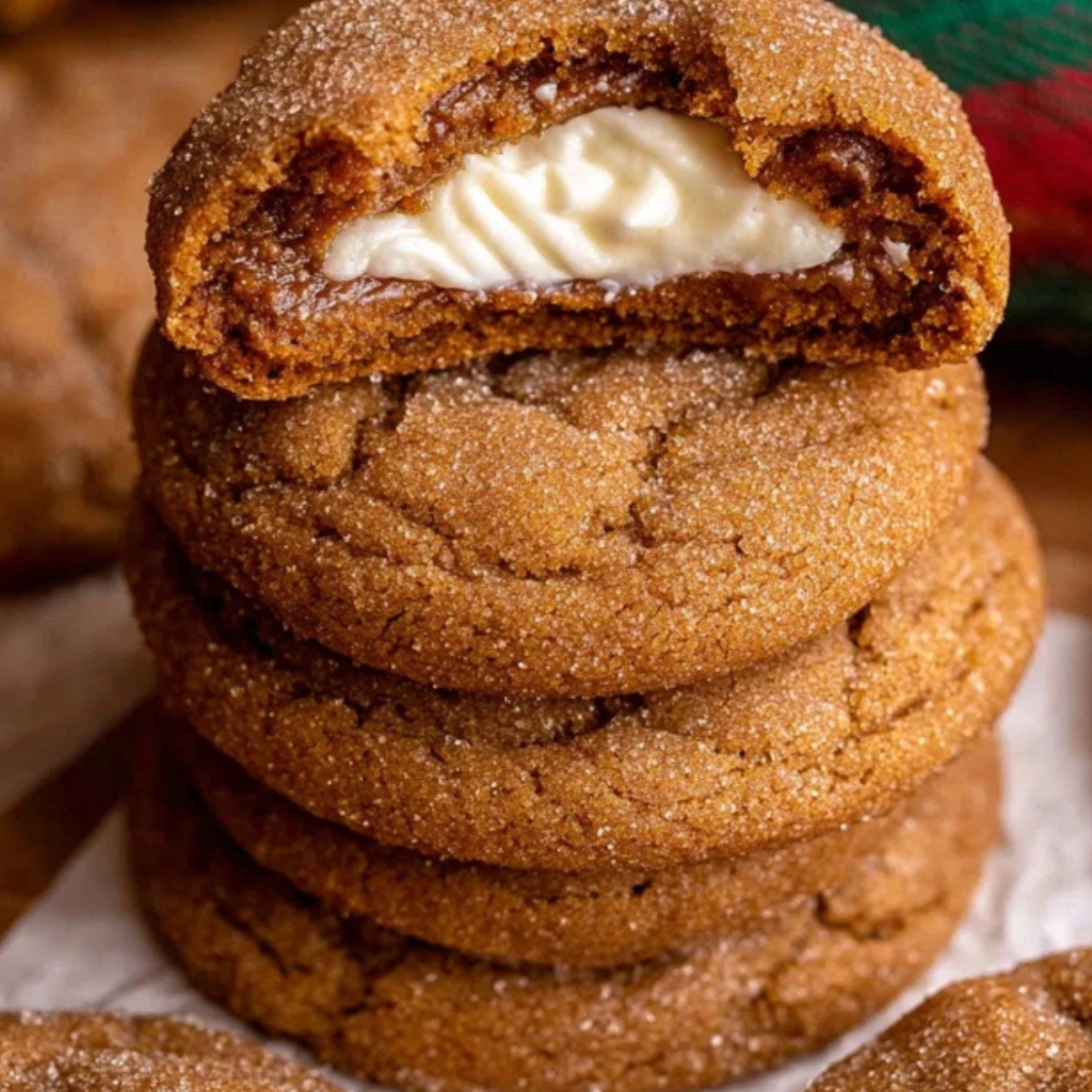 Gingerbread Cheesecake Cookies – Best Holiday Treat - Yummy Temple