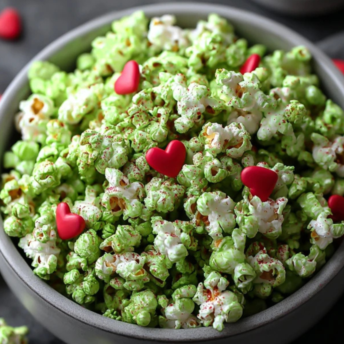 Grinch Popcorn – Easy Holiday - Yummy Temple