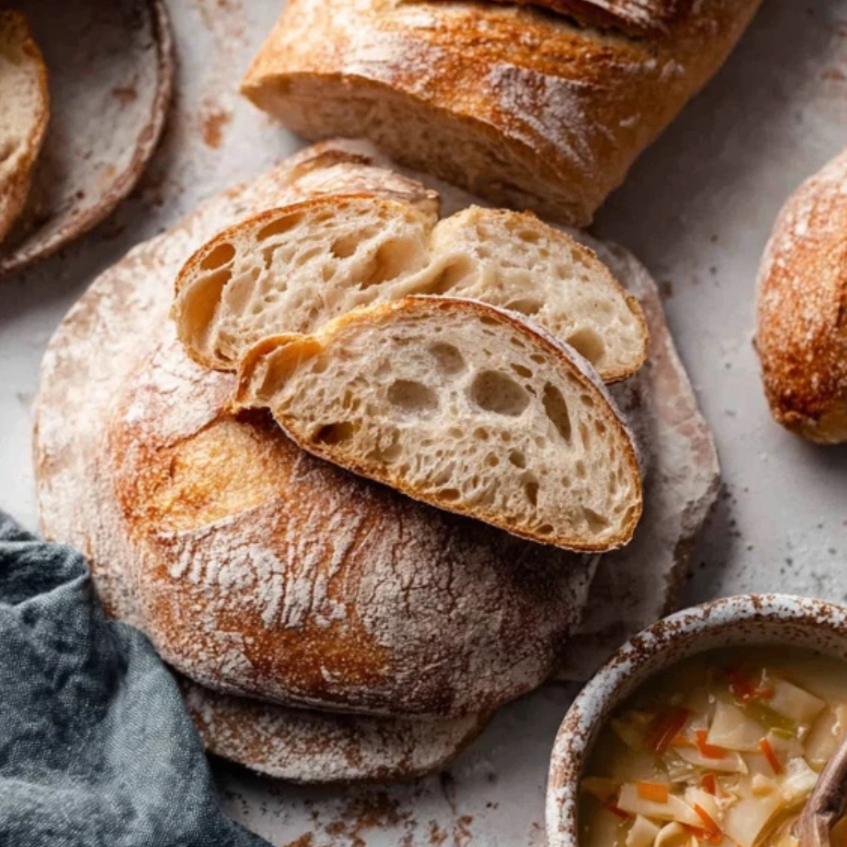 Artisan Bread Recipe – Easy, No-Knead Homemade Bread - Yummy Temple