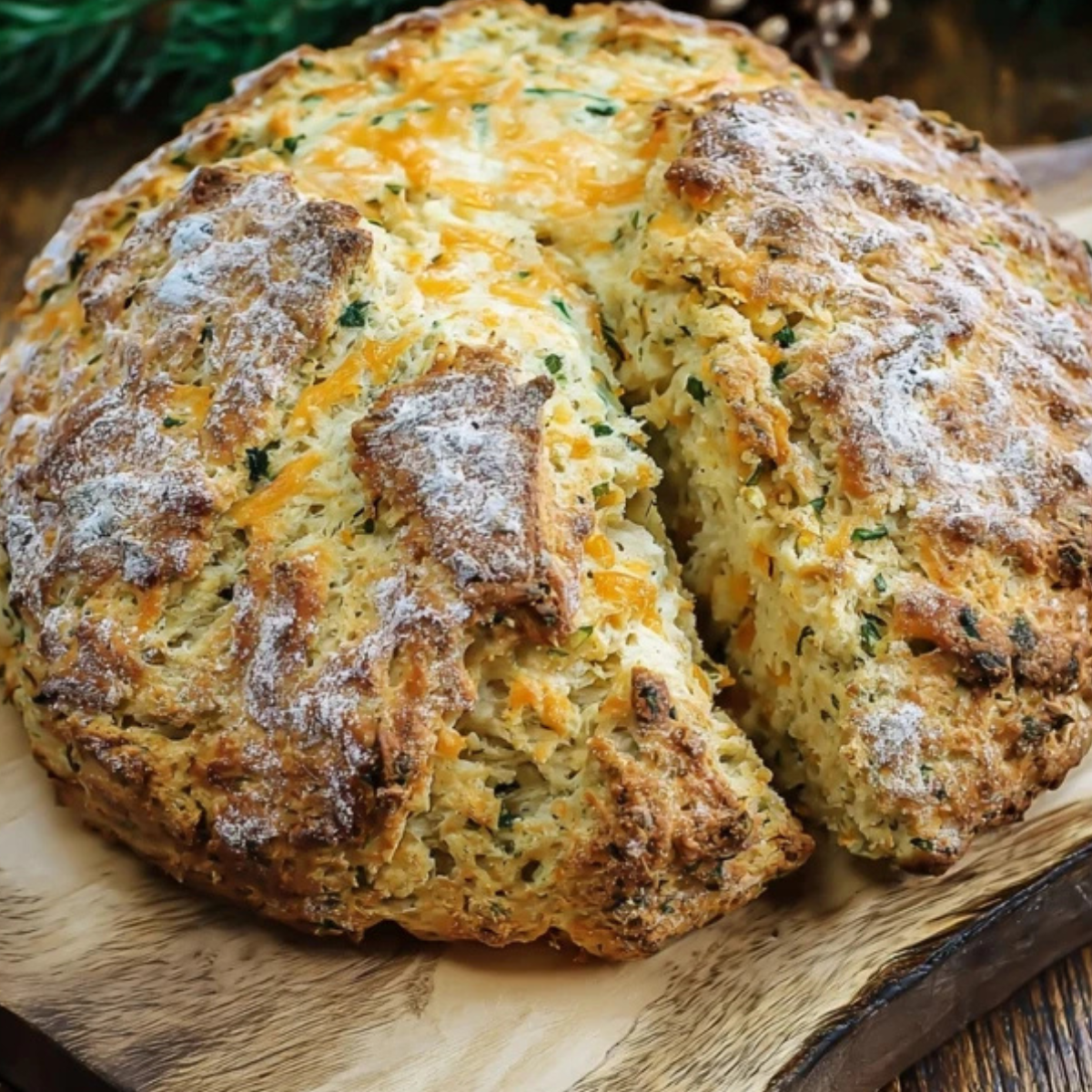 Cheddar and Herb Soda Bread – Quick & Easy Recipe - Yummy Temple