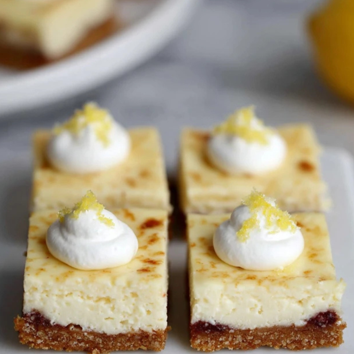 Cheesecake Bars – Easy, Creamy, and Perfect for Any Occasion - Yummy Temple