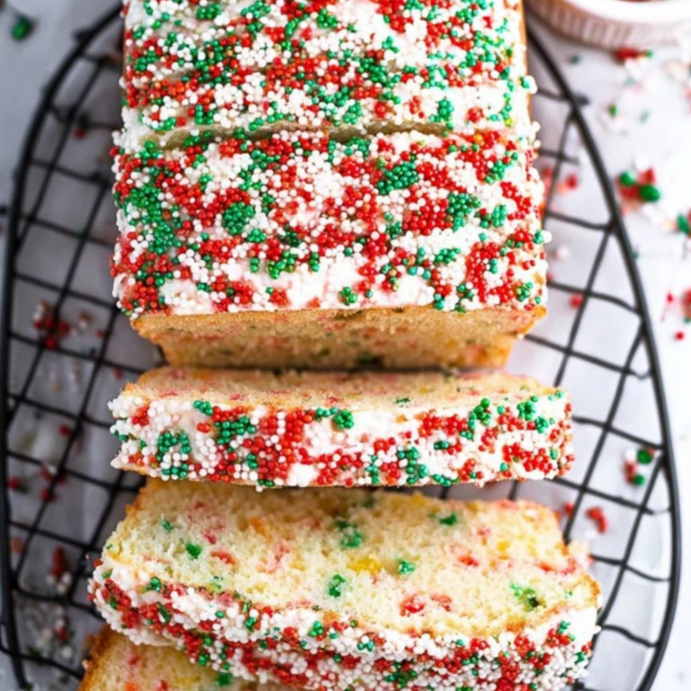 Christmas Sprinkle Buttermilk Bread – Easy Holiday Recipe - Yummy Temple