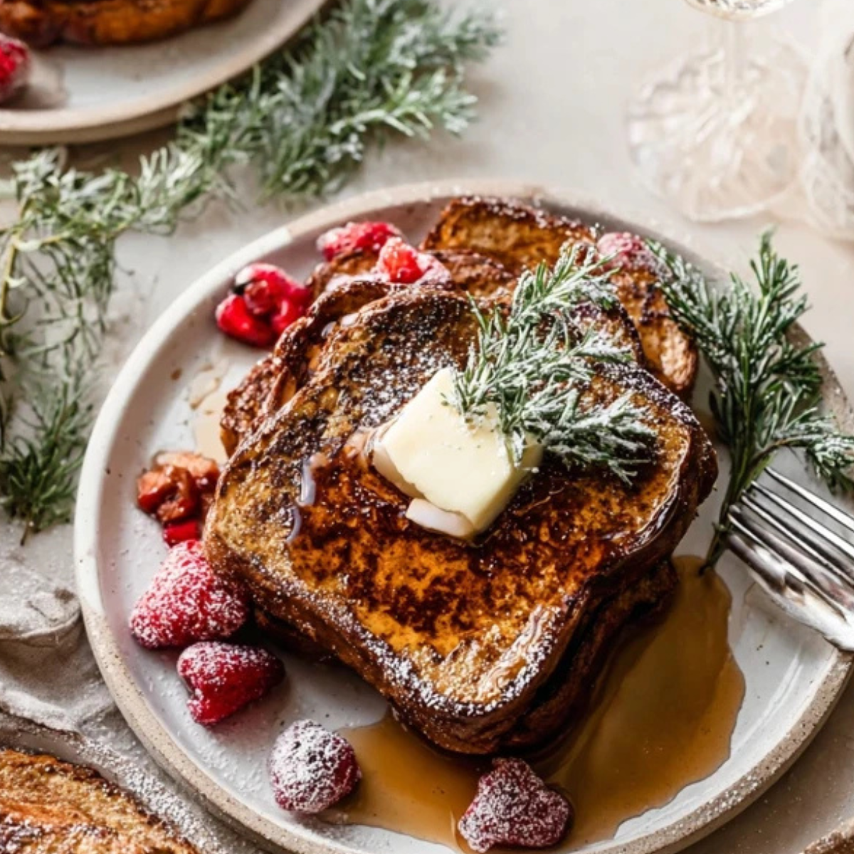 Gingerbread French Toast – Easy Holiday Breakfast - Yummy Temple