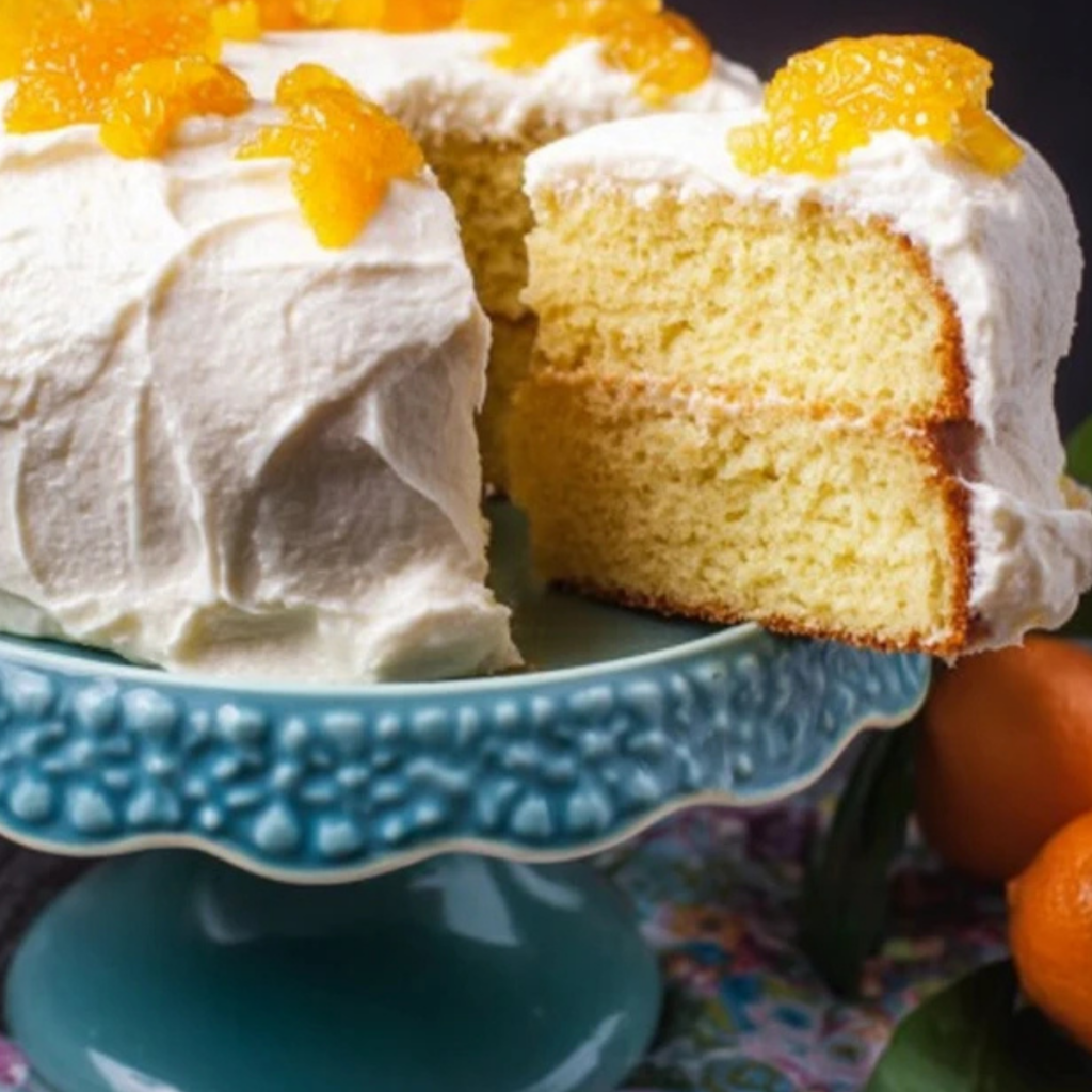 Mandarin Orange Cake – Light & Refreshing Dessert - Yummy Temple