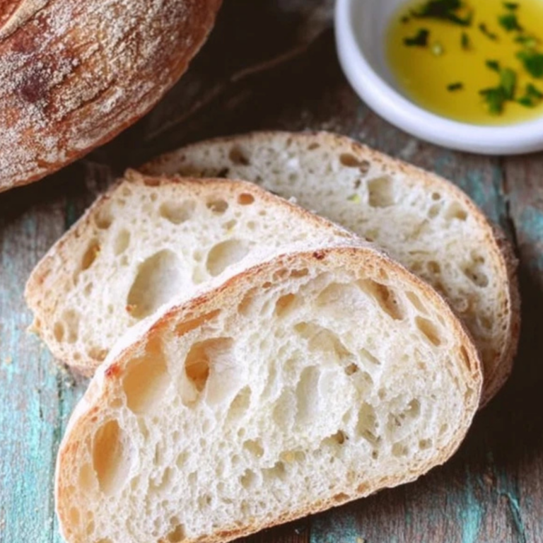 Rustic Italian Crusty Bread Recipe – Simple & Delicious - Yummy Temple