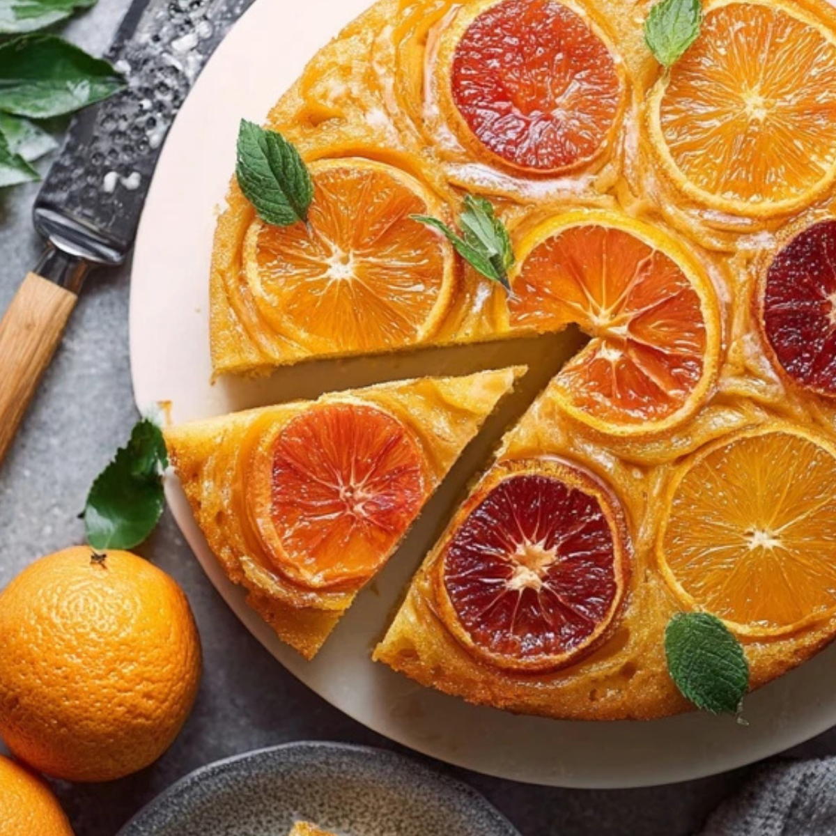 Upside Down Orange Cake – A Zesty Delight - Yummy Temple