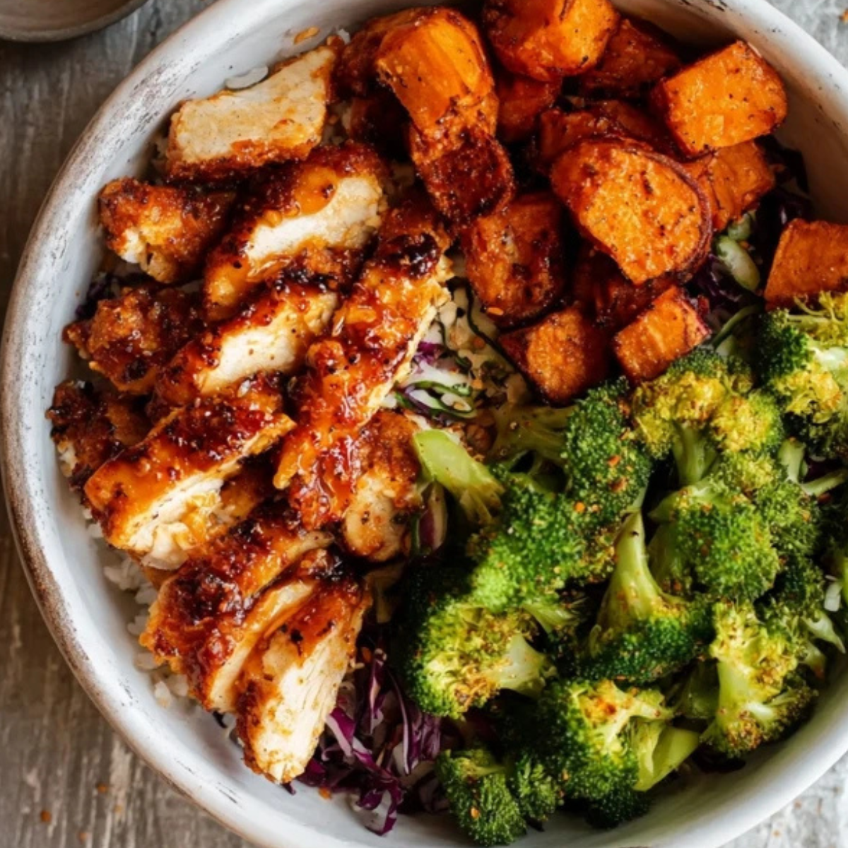 Hot Honey Chicken Bowl: Easy Weeknight Recipe - Yummy Temple
