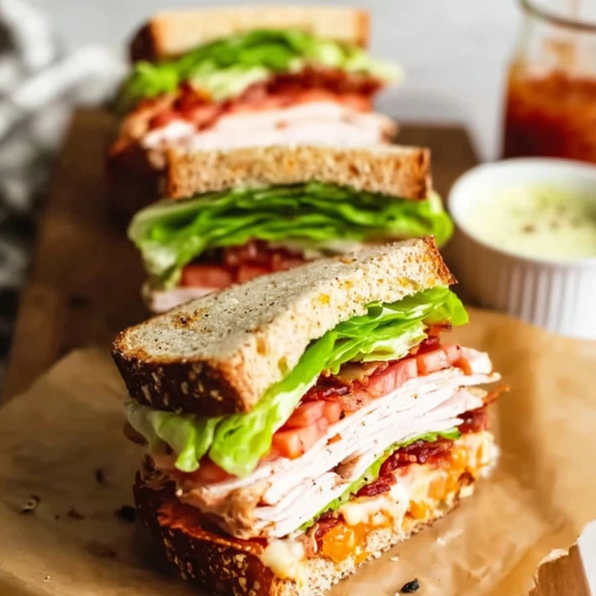 Turkey Club Sandwich Recipe – Easy Classic Favorite - Yummy Temple