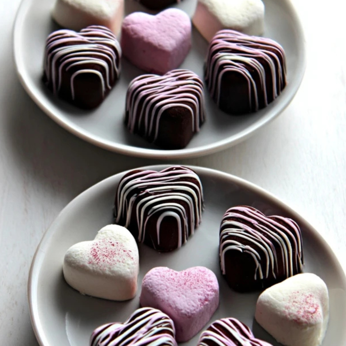 Chocolate Marshmallow Hearts – Easy Homemade Candy - Yummy Temple